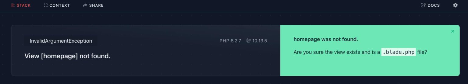 How to create the first page in Laravel 10? – D4D Blog