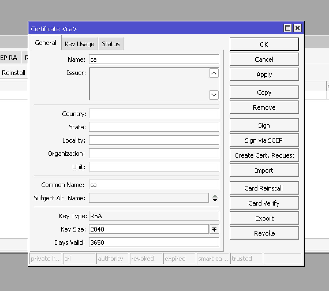 How To Configure The Openvpn Server On The Mikrotik Router D4d Blog