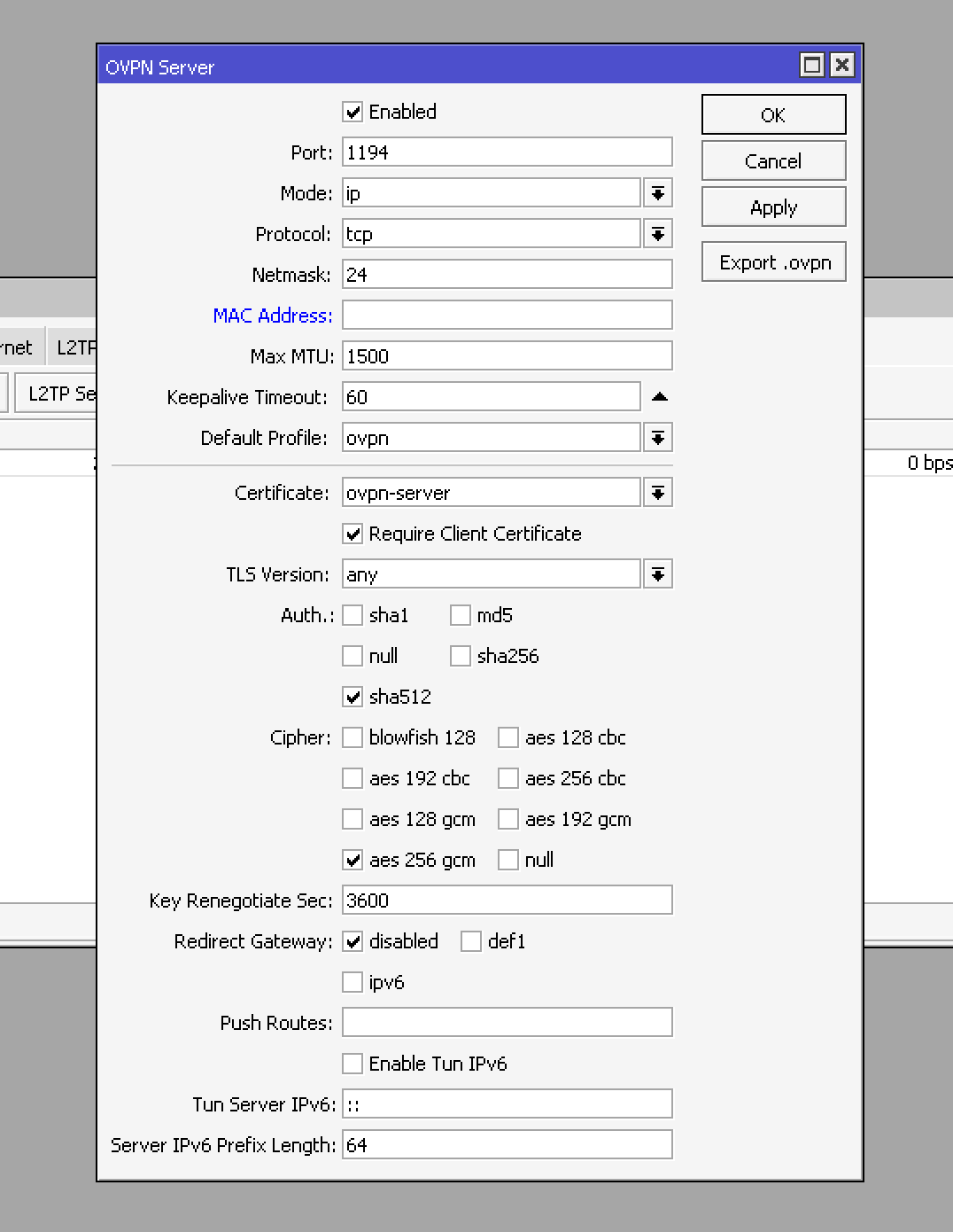 How to configure the OpenVPN server on the MikroTik router – D4D Blog