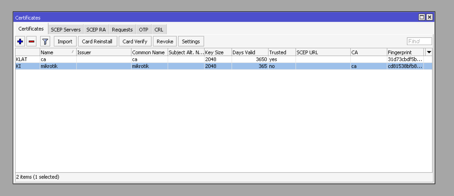 How To Configure The Openvpn Server On The Mikrotik Router D4d Blog