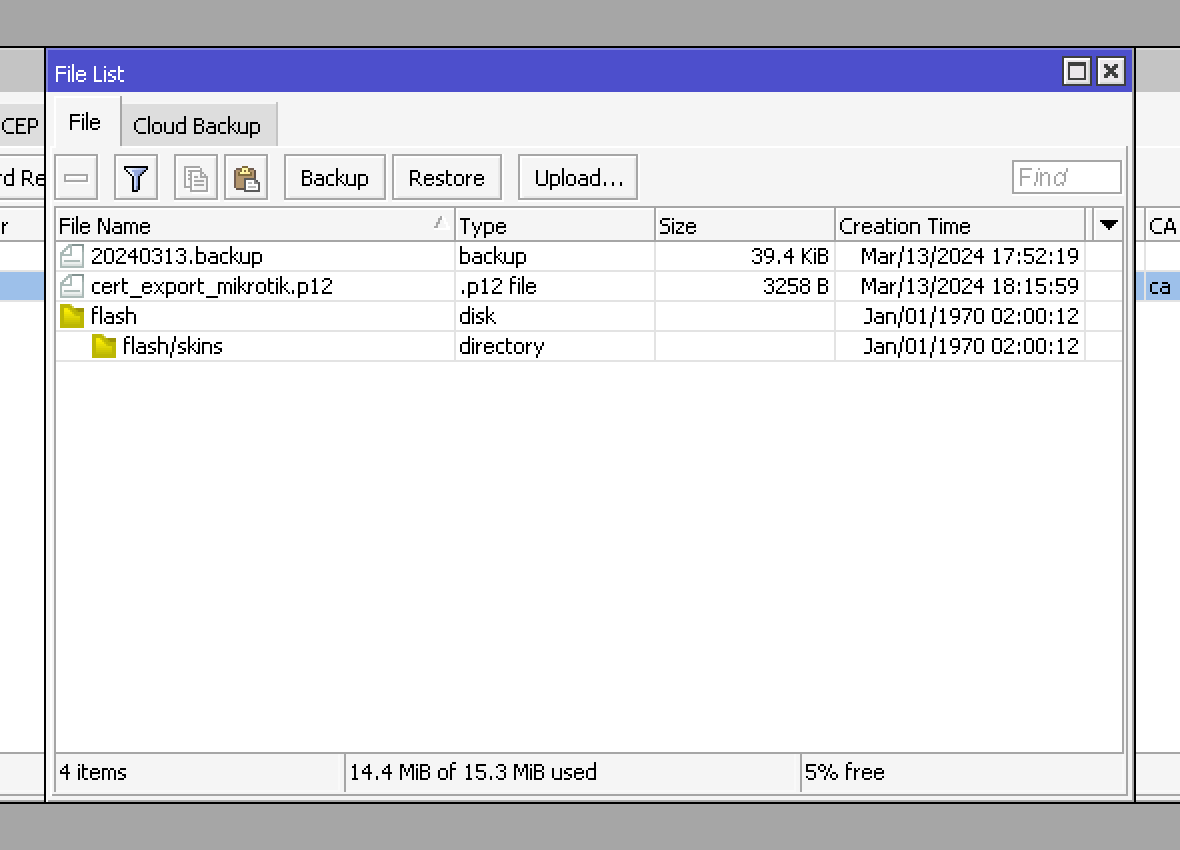How To Configure The Openvpn Server On The Mikrotik Router D4d Blog
