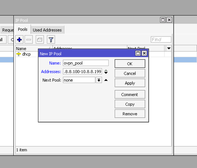 How To Configure The Openvpn Server On The Mikrotik Router D4d Blog
